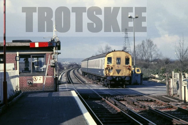 35MM SLIDE BR British Railways Electric EMU Class 414 6407 New Hythe ...