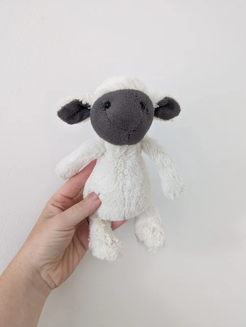 JELLYCAT BASHFUL LAMB Sheep Grey Face Small 8" Soft Plush Toy £21.99 ...
