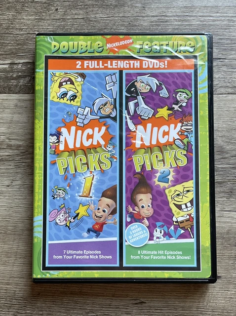 NICKELODEON : NICK Picks double fonctionnalité 1 & 2 (DVD, 2005) rare ...