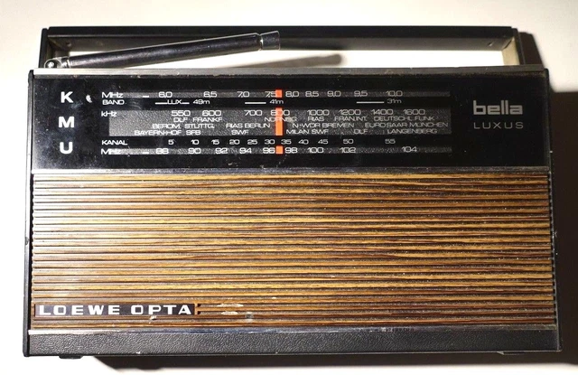 70ER JAHRE KOFFERRADIO Radio Transistorradio Loewe Opta Bella EUR 8,50 ...