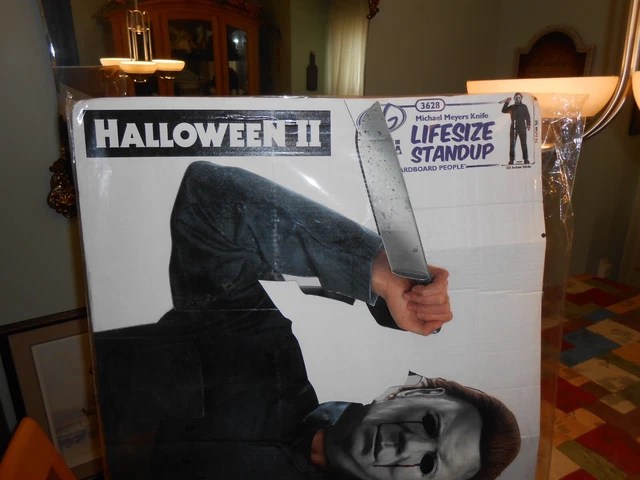 MICHAEL MYERS LIFE Size Cardboard Cutout Standee Nightmare On Elm St ...