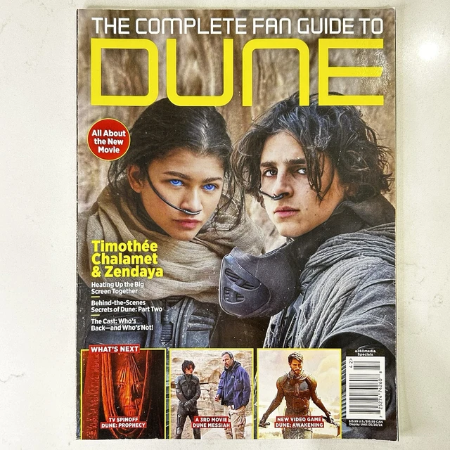 THE COMPLETE FAN Guide to Dune Magazine Zendaya Timothée Chalamet New ...