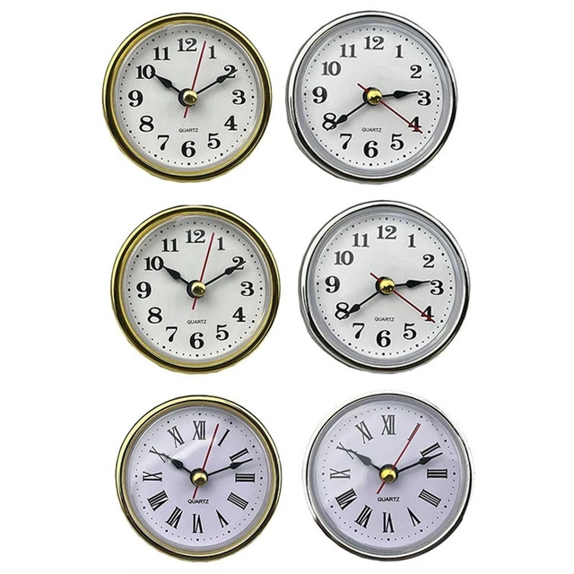 DIY CLOCK REPAIR Kit with 65MM Quartz Clock Movement Roman & Arabic ...