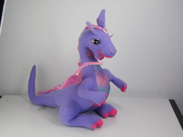 BARBIE AS RAPUNZEL Movie Talking Penelope Dragon 2002 Large Plush ...
