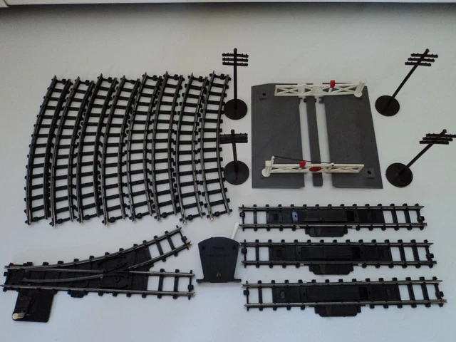 TRI-ANG RAILWAY TRACK, Uncoupler Track, Curves, Points, Level Crossing ...