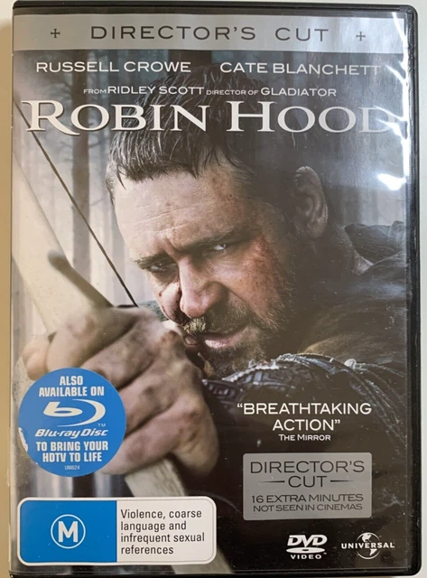 ROBIN HOOD (EXTENDED Edition the Director's Cut, DVD, 2010) Movie, Russell Crowe £4.36 - PicClick UK