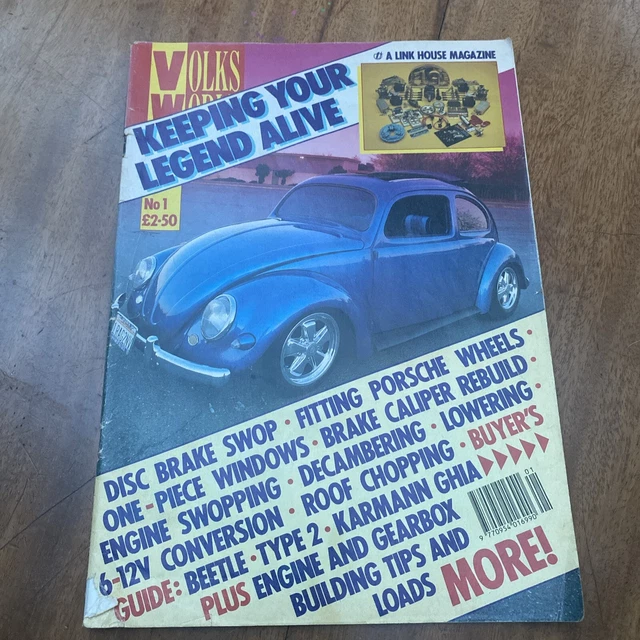 VW BUG VOLKS WORLD MAGAZINE No1 £2.00 - PicClick UK