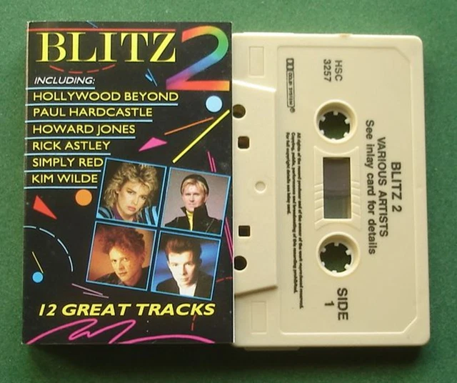 BLITZ 2 RICK Astley / Paul Hardcastle / Howard Jones + Cassette Tape ...