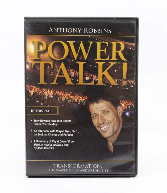 TONY ROBBINS POWER Talk Transformation Power of Expanded Identity Audio ...