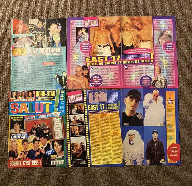 EAST 17 POSTER/ARTICLE Magazine Cuttings (Tony Mortimer Brian Harvey ...