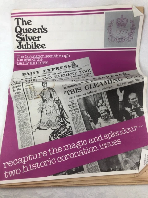 ROYAL FAMILY - The Queen's Silver Jubilee - Daily Express Newspaper $13 ...