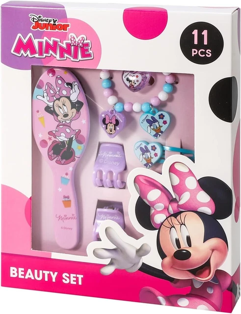 DISNEY JUNIOR MINNIE Mouse 11 Pce Beauty Jewellery Fashion & Hair ...