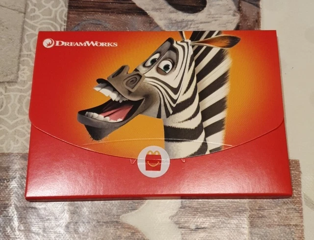 SORPRESA HAPPY MEAL mc Donalds 2023 zebra Dreamworks New gadget ...