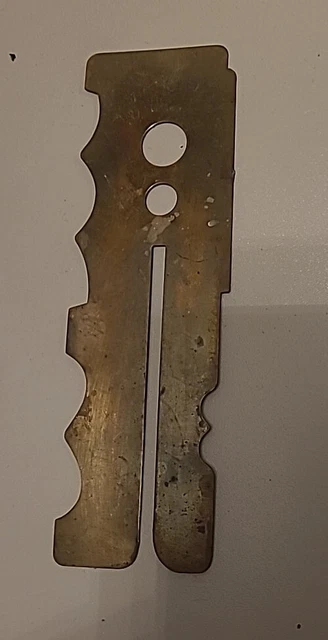 WW1 1917 PATENT Brass Button Cleaner Polisher Uniform Protector Guard ...