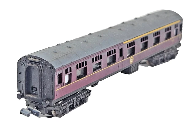 LIMA N GAUGE BR Maroon Colour Mk 1 Corridor Composite Coach Number ...