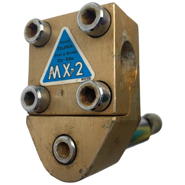 VINTAGE MX2 STEM Gold Old School BMX Nitto MX-2 Style Original Mongoose ...