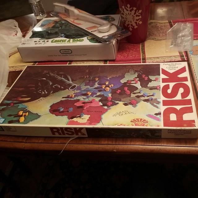 JEU DE SOCIÉTÉ vintage 1975 original RISK COMPLET Parker Brothers EUR ...