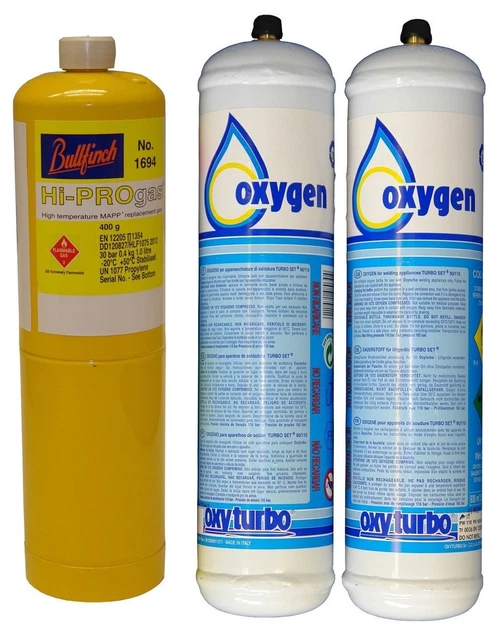 OXYTURBO MAP/PRO GAS Cylinder & Oxygen Package for Turbo Sets 110, 200 ...