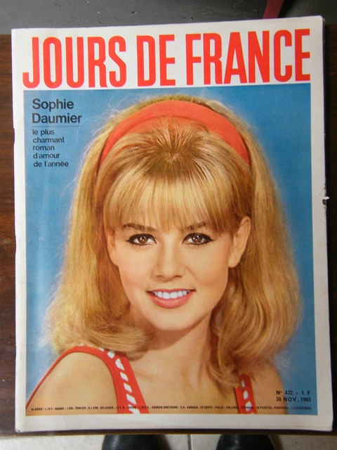 SOPHIE DAUMIER DAYS France November 1963 No 472 " £50.62 - PicClick UK