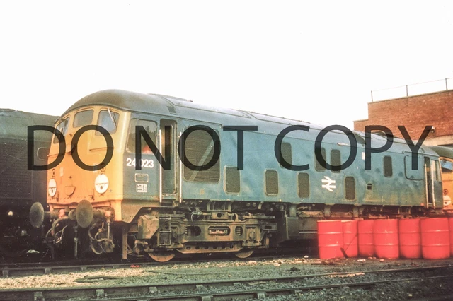 UK DIESEL TRAIN Railway Photograph Of Class 24 24023 Loco. Rm24-10 £1. ...