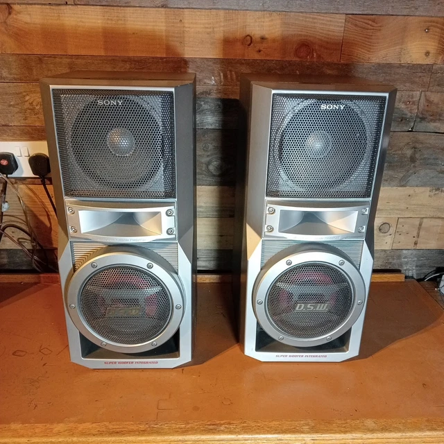 LARGE SONY SS-XG500 Hifi Speakers 140W 6 Ohm DSW Super-Woofer TESTED ...