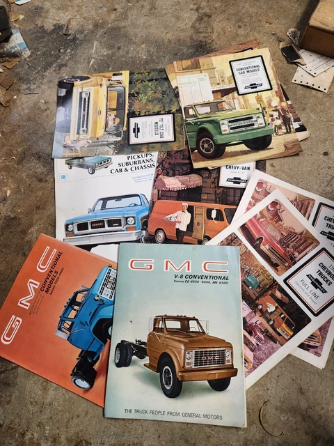 NEW GM CHEVROLET Truck Van Vintage Dealership Brochures $11.00 - PicClick
