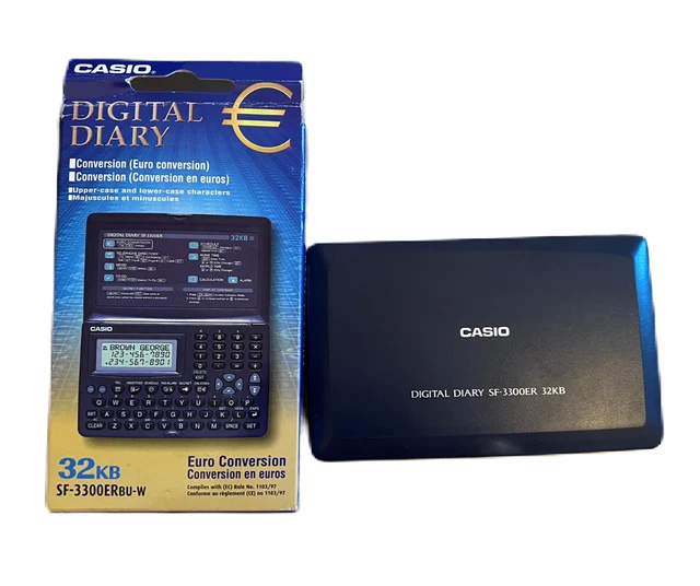 CASIO SF3300 ER Digital Diary Euro Conversion 32KB mit Ovp Rechner ...