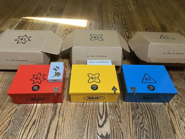 MSCHF KEYBOXKEY BOX 01, Box 02, Box 03, Key 01, 02, 03, & 04 Set ...