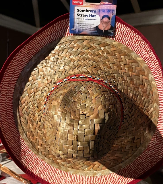 SMIFFYS MEXICAN SOMBRERO Straw Hat Adult £5.00 - PicClick UK SMIFFYS MEXICAN SOMBRERO Straw Hat Adult £5.00 - PicClick UK