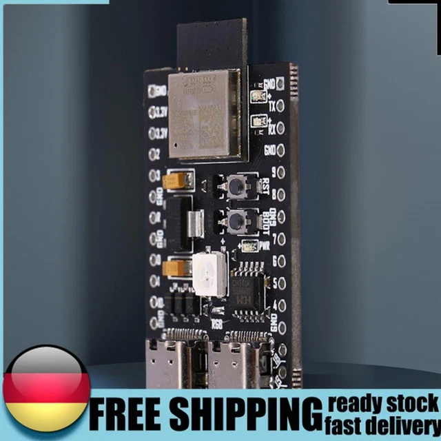 ESP32/ ESP32-S3/ESP32-C3 ENTWICKLUNGSBOARD Dual Typ-C (ESP32-C3) EUR 9 ...
