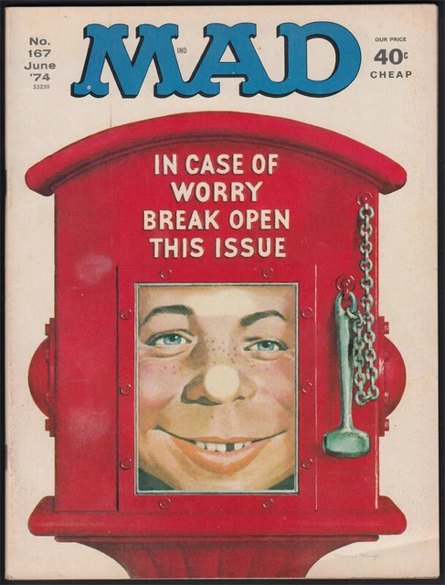 MAD MAGAZINE NUMBER 167 - June 1974 - Tarzan Nixon White House Norman ...