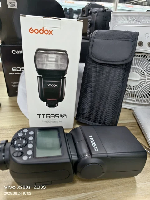 GODOX TT685IIC 2.4G TTL HSS Camera Flash Speedlite For Canon + Replace ...