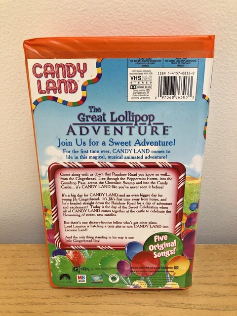 CANDY LAND THE Great Lollipop ADVENTURE (VHS, 2005) £9.33 - PicClick UK