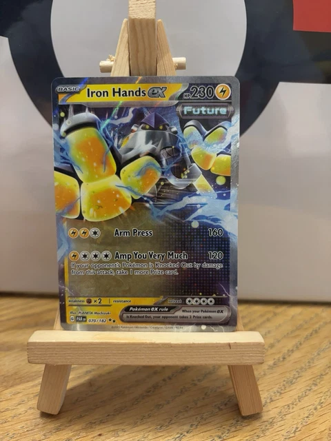 IRON HANDS EX 031/131 Prismatic Evolutions Double Rare Holo Pokemon TCG ...