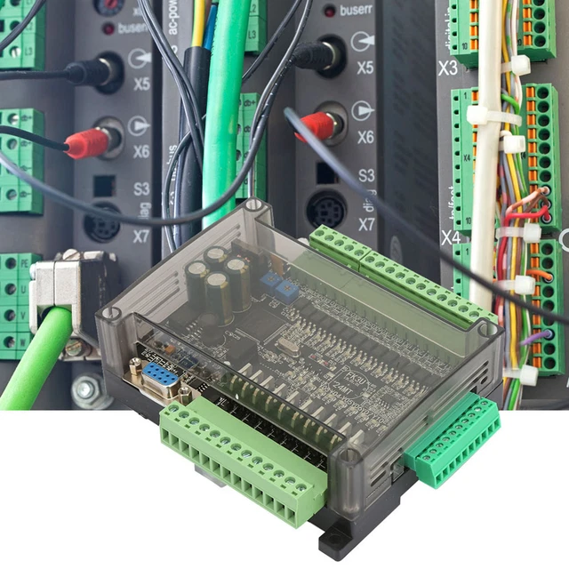 24V FX3U-24MT PLC Controller 24VDC PLC Industrial Control Board With ...