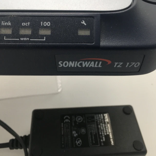 SONICWALL TZ 170 unrestricted apl11-029 5-port vpn firewall, 101-500072 ...