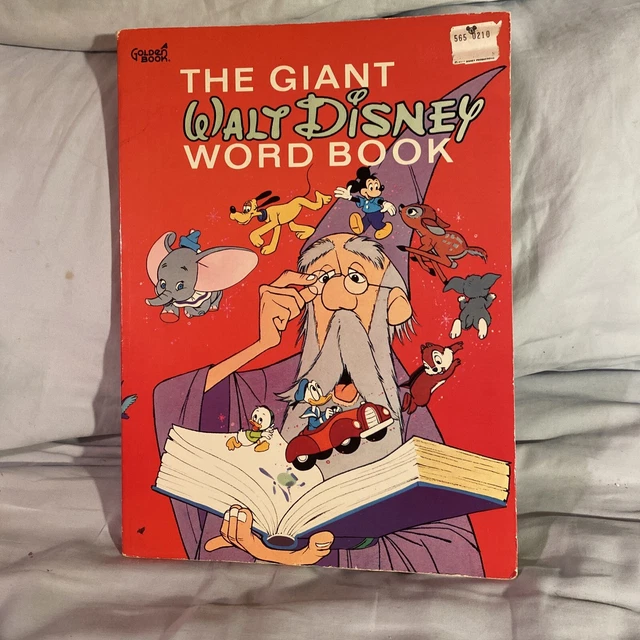 THE GIANT WALT DISNEY WORD BOOK Big Golden Press Book US Printing 1974 ...