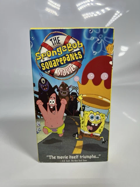 THE SPONGEBOB SQUAREPANTS Movie (VHS, 2005) Slip Case Version £32.79 ...