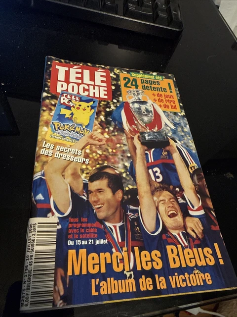 TELE POCHE N°1796 Merci Les Bleus Lalbum De La Victoire Euro 2000 EUR ...