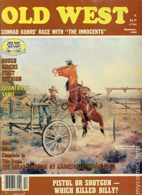 OLD WEST VOL. 17 #4 VG- 3.5 1981 Stock Image Low Grade £3.27 - PicClick UK