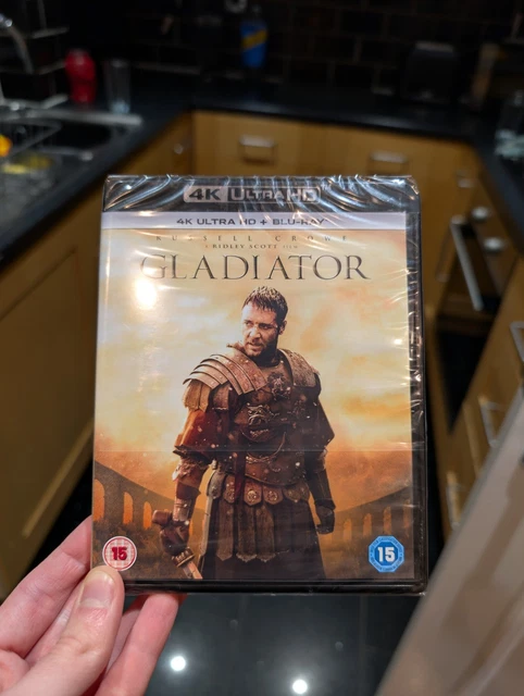GLADIATOR (4K UHD Blu-ray) Russell Crowe Oliver Reed Connie Nielsen ...