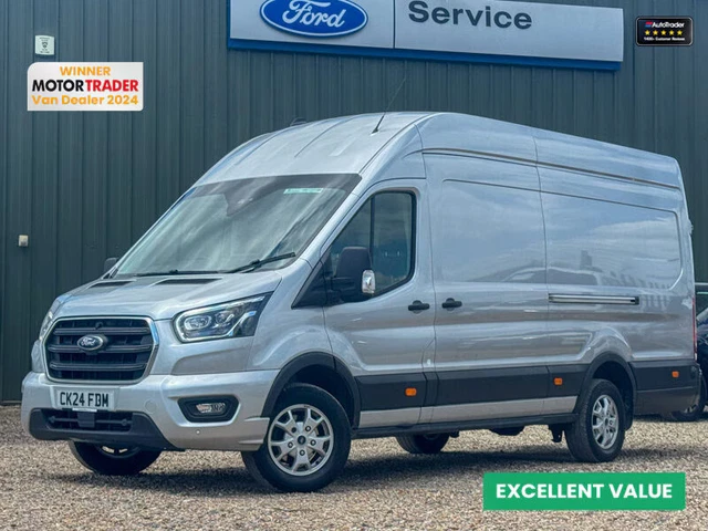 2024 FORD TRANSIT 2.0 EcoBlue Hybrid 130ps H3 Limited Van PANEL VAN ...