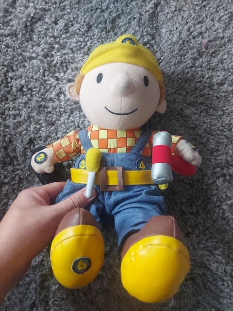 BOB THE BUILDER Read Along Talking Plush Soft Toy 2000 14” TV Character ...