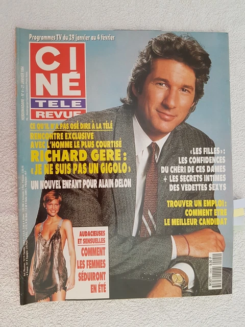 CINE REVUE N°4 1994 R.gere Bradley Cole Delon Galabru C.goya Sheila Henry Silva EUR 4,00 ...