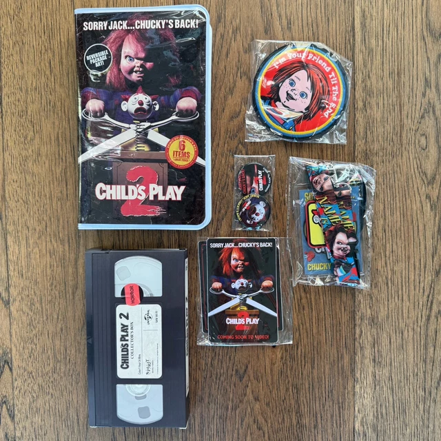 CHILD’S PLAY 2 Spirit Halloween VHS Collectors Box Chucky - Sealed 6 ...