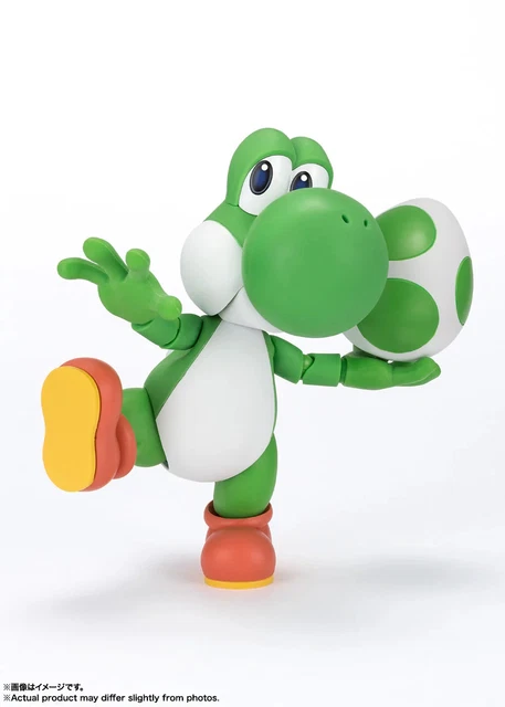 BANDAI S.H.FIGUARTS FIGURA De Acción De Yoshi Super Mario Oficial Japón ...