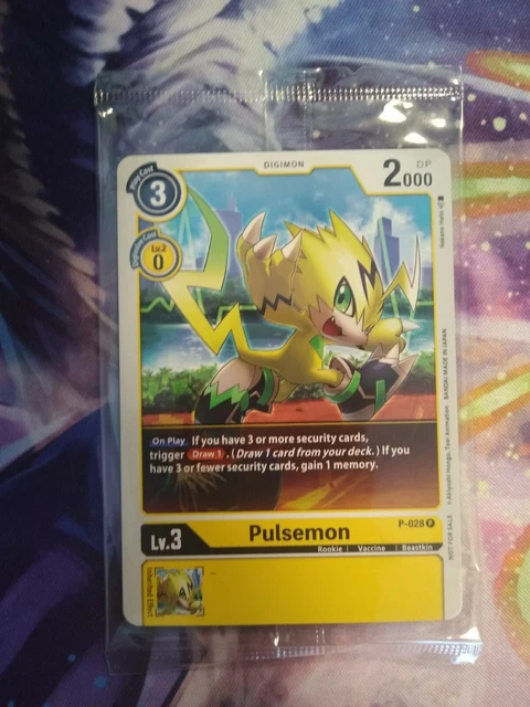 SEALED PULSEMON P-028 Digimon Card Game £53.62 - PicClick UK