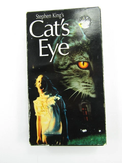 STEPHEN KINGS CAT Eye VHS Video Tape Horror Supernatural Thriller Drew ...