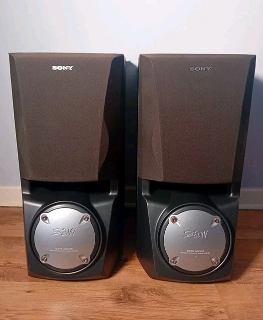 SONY SS-XB60 SPEAKERS Super Sub Woofer Vintage Made In UK 200W 53cm ...