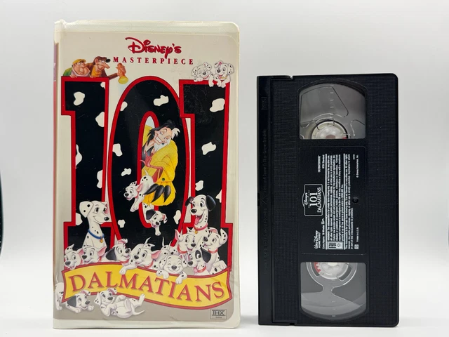 DISNEY'S MASTERPIECE 101 Dalmatians (VHS Clamshell, 1999) TESTED ...